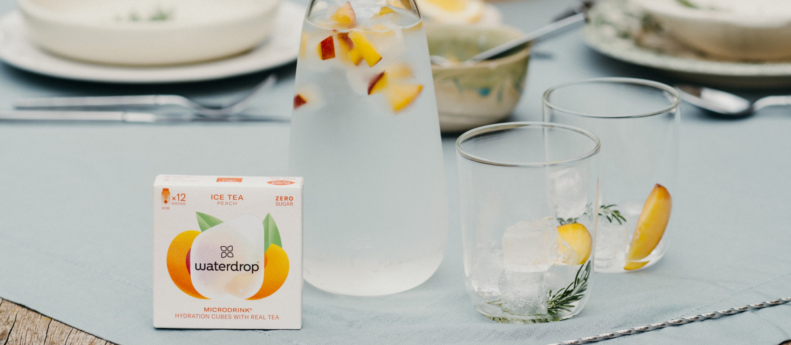 Microdrink THÉ GLACÉ PÊCHE : achetez maintenant | waterdrop®